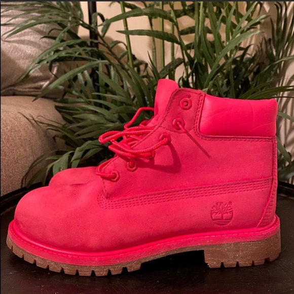 Timberland | Shoes | Hot Pink Timberland Boots | Poshmark